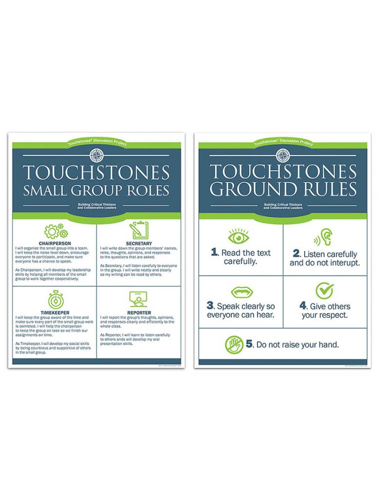 Touchstones Two-Poster Set For Classroom | Touchstones Discussion Project